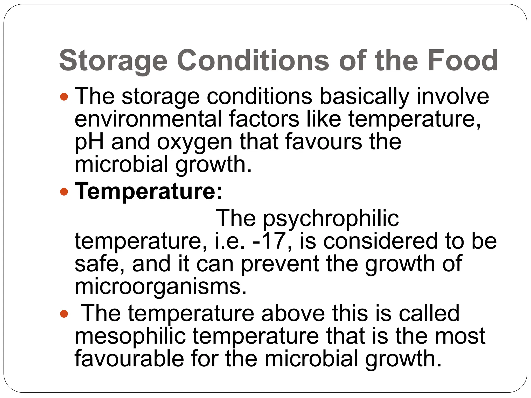 Microbial Food Spoilage Growth And Multiplication Of Micro Organisms Ppt
