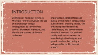 Microbial forensic by Debmalya Biswas.pptx
