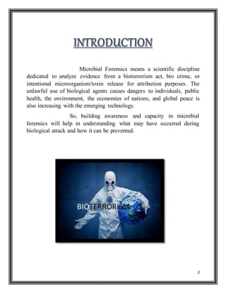 Microbial forensics and it's importance | DOCX | Genetics | Science