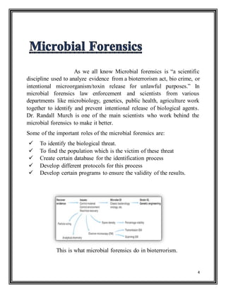 Microbial forensics and it's importance | DOCX