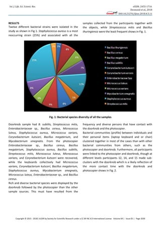 Microbial Forensics: Forensic Relevance of the Individual Person’s ...