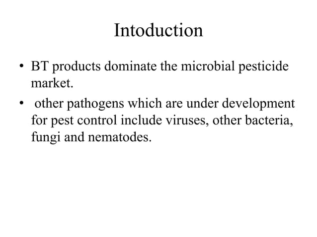 Microbial formulations | PPTX