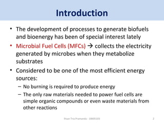 Microbial fuel cell | PPT