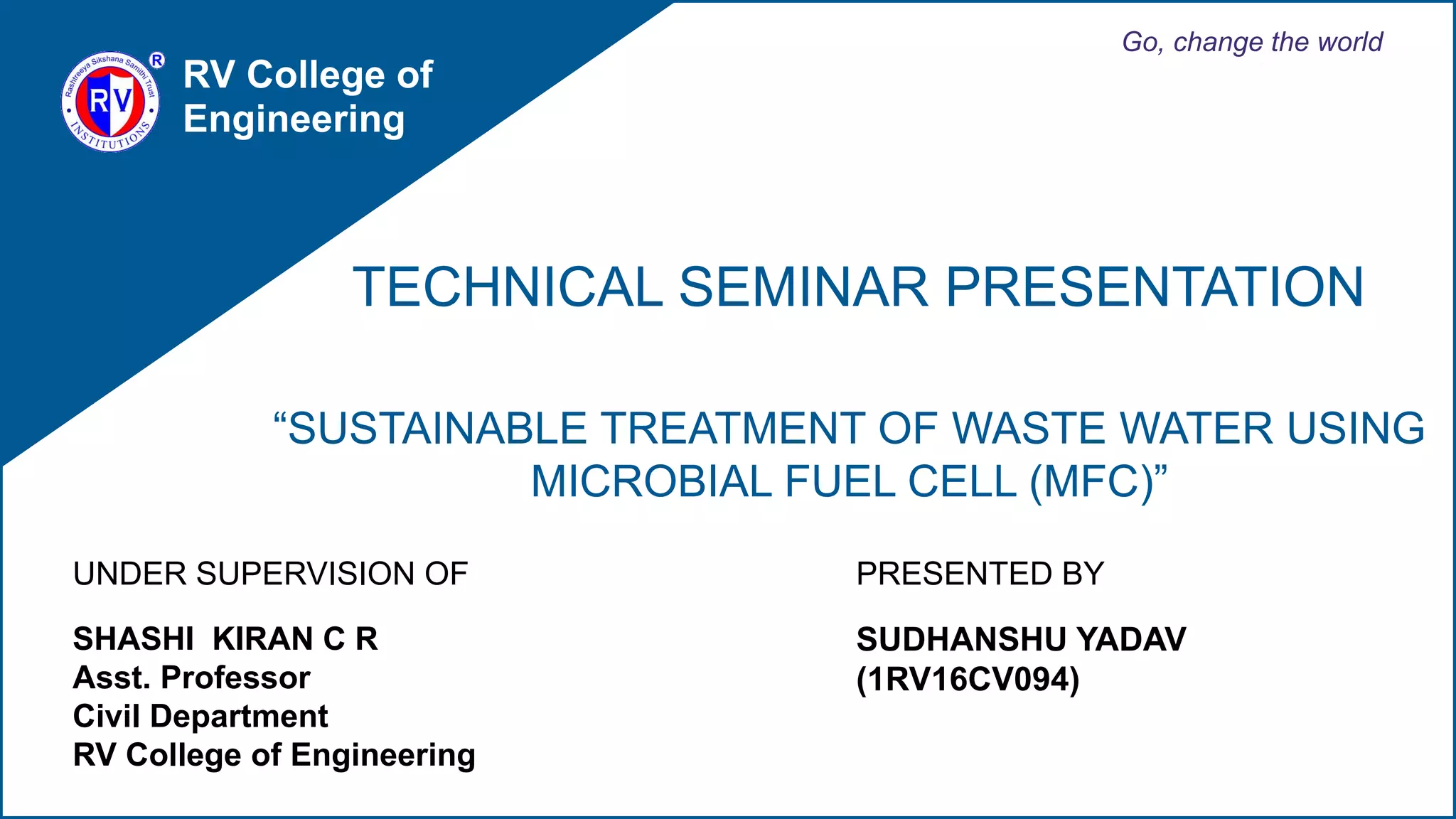 Microbial fuel cell (MFC) | PPT