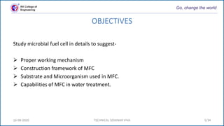 Microbial fuel cell (MFC) | PPT