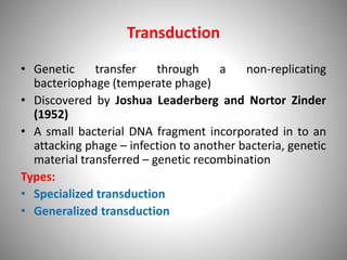 MODES OF MICROBIAL GENETIC RECOMBINATIONS.pptx