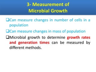 Microbial growth | PPTX