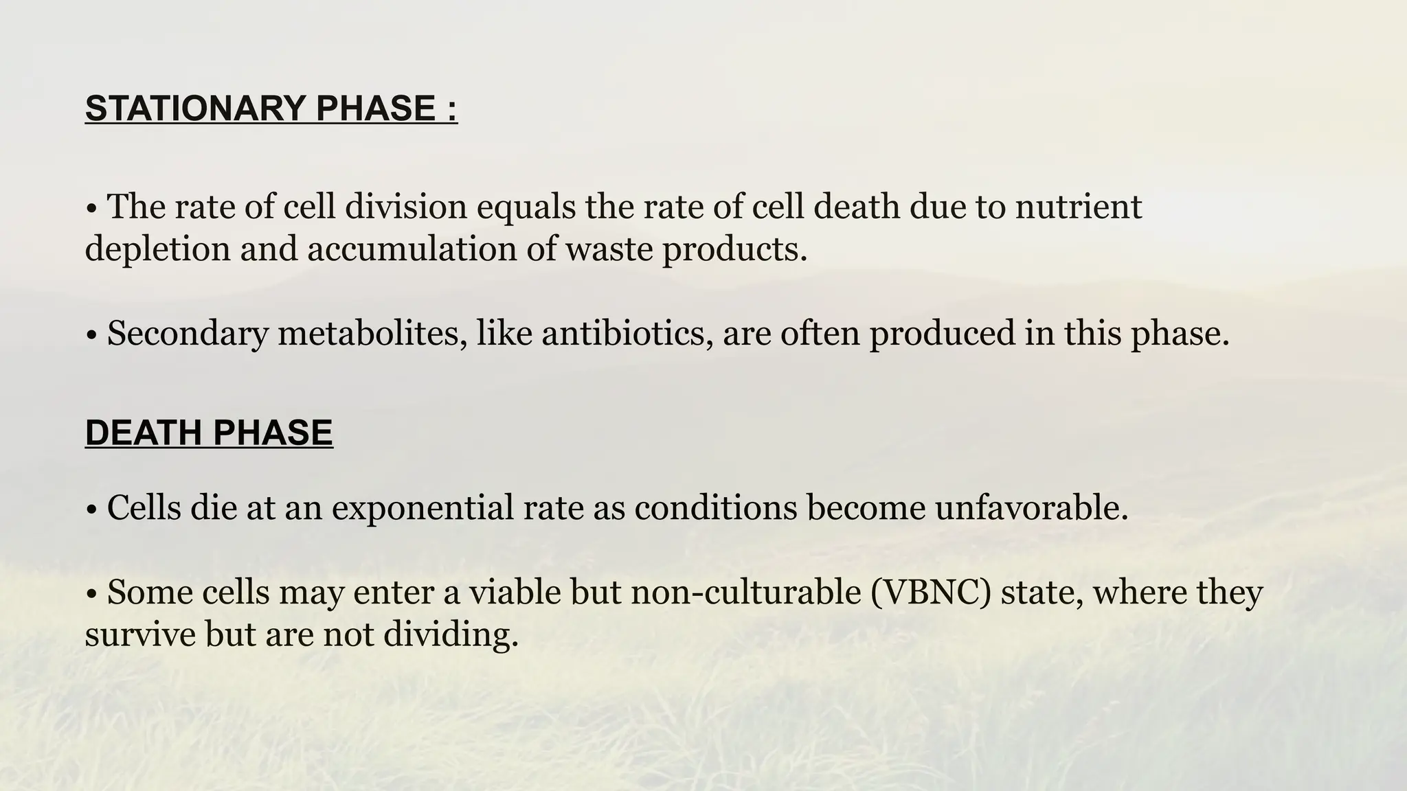 " Microbial growth : Phases & Factors ". | PPT