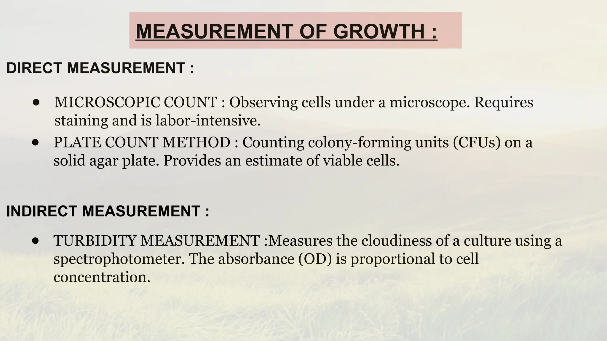 " Microbial growth : Phases & Factors ". | PPT
