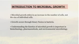 " Microbial growth : Phases & Factors ". | PPT