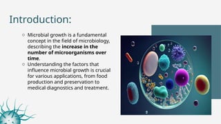 Microbial Growth and its phases and calculation of microbial growth | PPTX