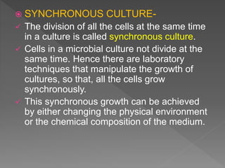 Microbial growth | PPTX