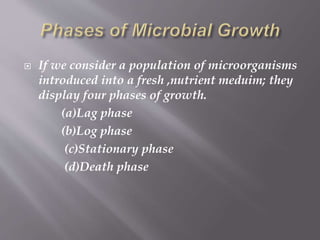 Microbial growth and culture | PPTX