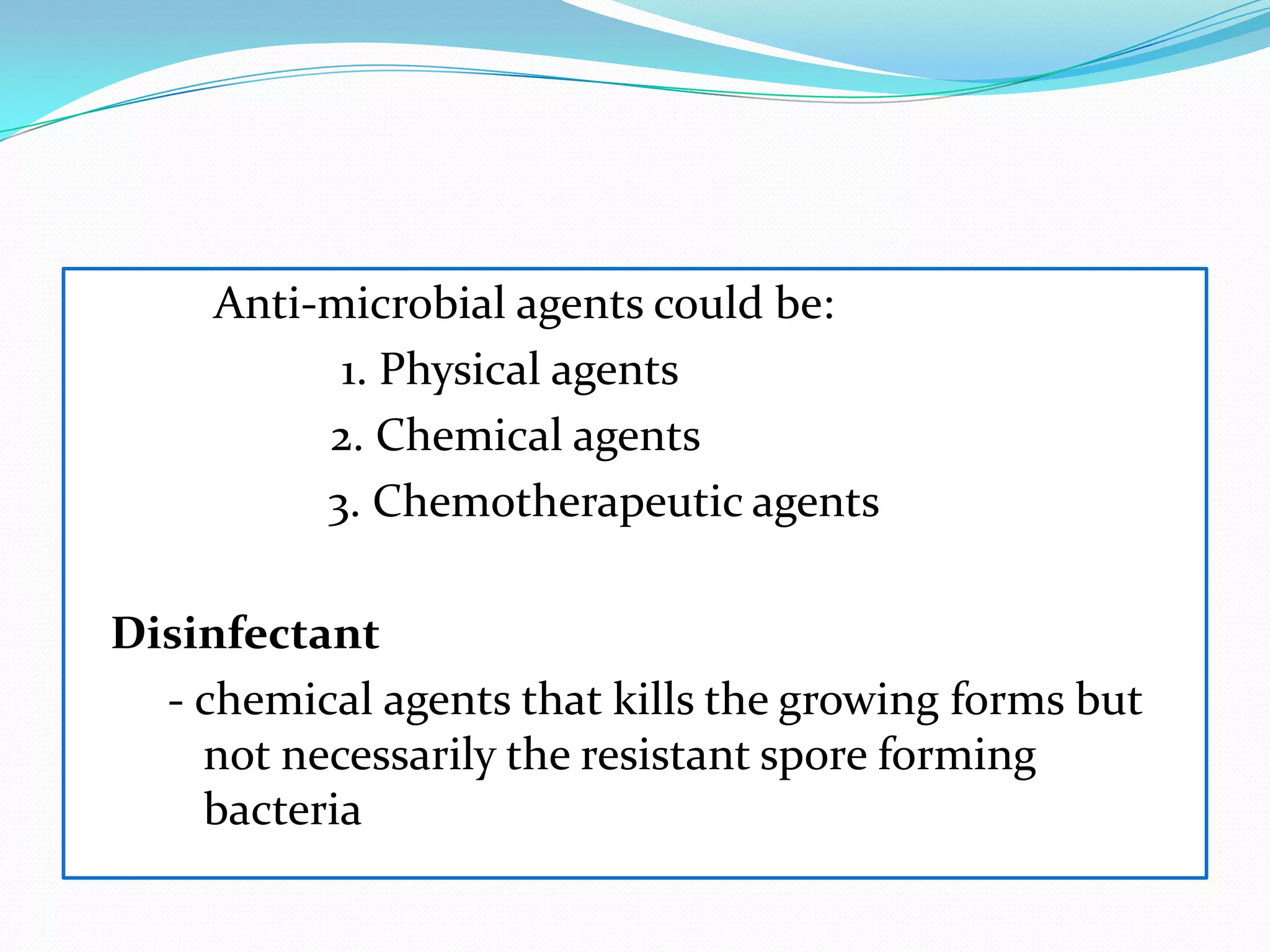 Microbial Growth Control | PPTX