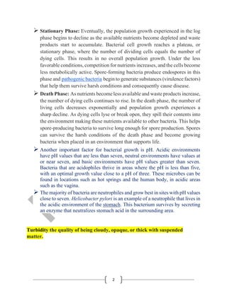 Microbial Growth, Synchronous Culture and Continuous Culture for B.Sc ...