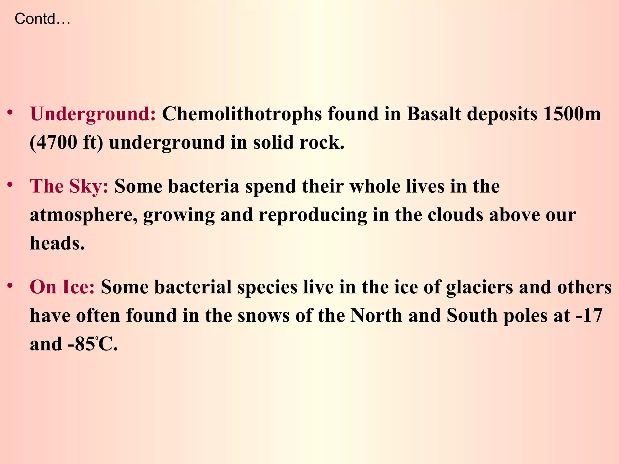 Microbiology world & Microbial habitat | PPT