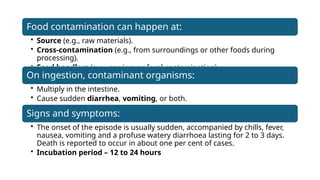 Microbial Infections and Foodborne Intoxications. | PPT