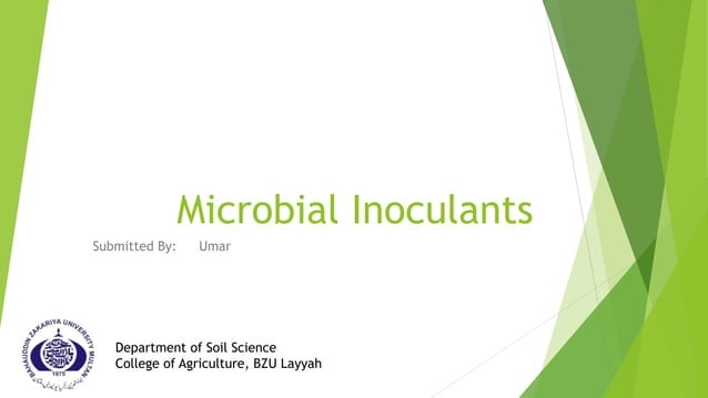 Microbial Inoculants.pptx | Agriculture | Industries