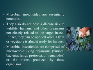 Microbial insecticidals | PPTX