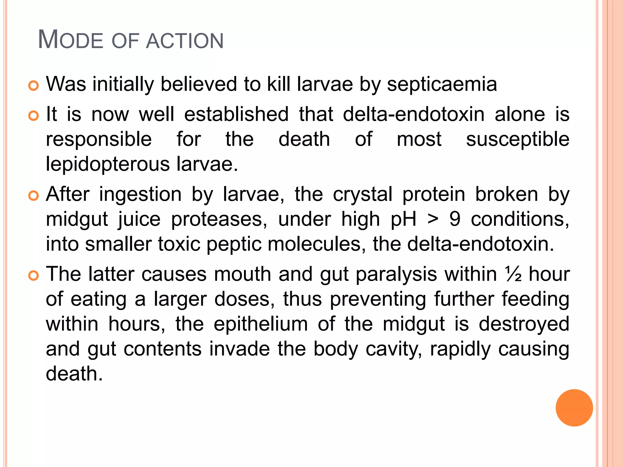 Microbial insecticides | PPTX