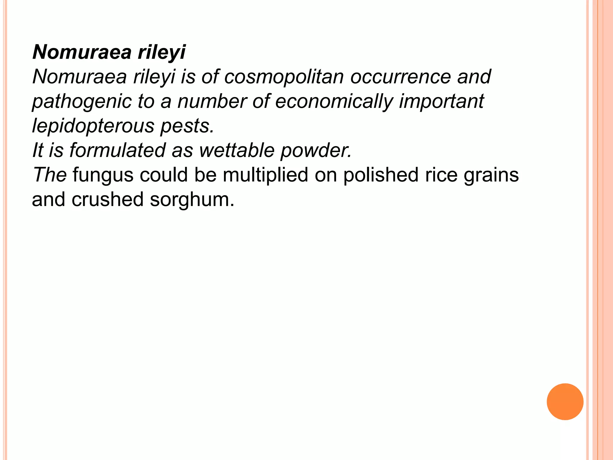 Microbial insecticides | PPTX