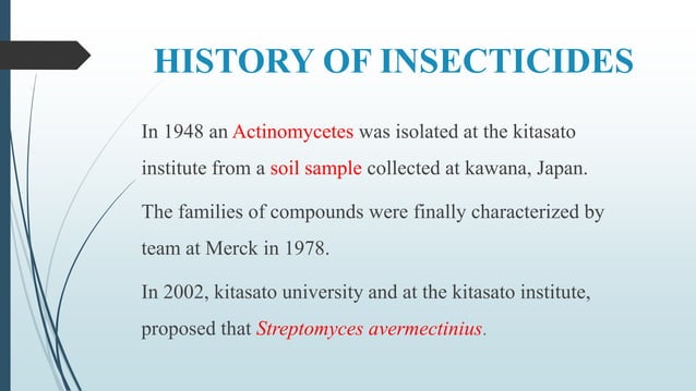MICROBIAL INSECTIDES...USES AND APPLICATIONS OF INSECTICIDES | PPT