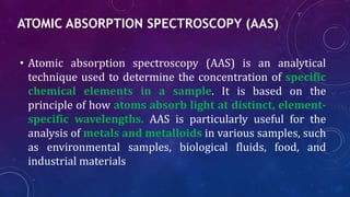 Microbial Instrumentation - Atomic Absorption Spectroscopy | PPT