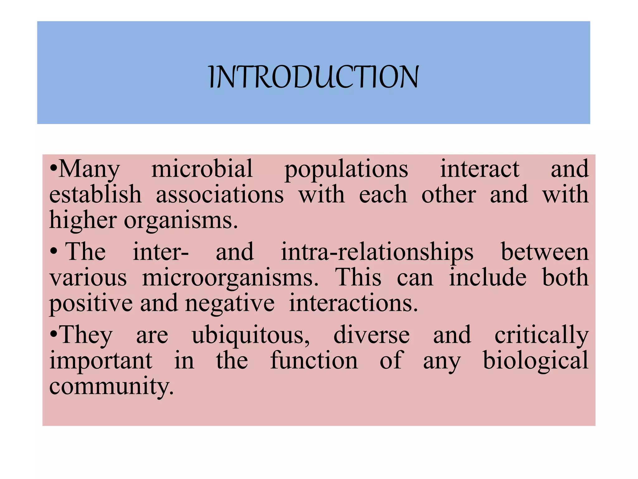 Microbial interaction | PPTX
