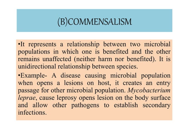 Microbial interaction | PPTX | Biological Sciences | Science