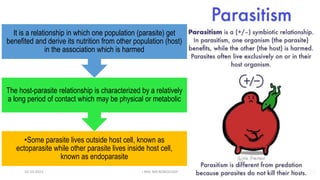 MICROBIAL INTERACTION.pptx | Biological Sciences | Science