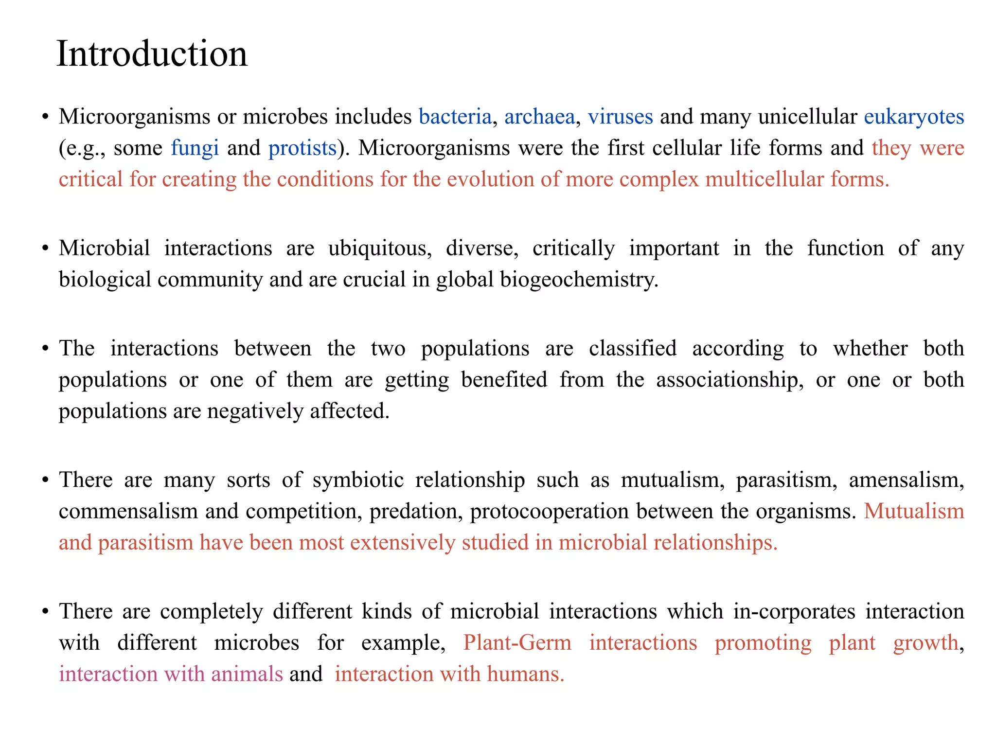Microbial interaction and its relationship | PDF