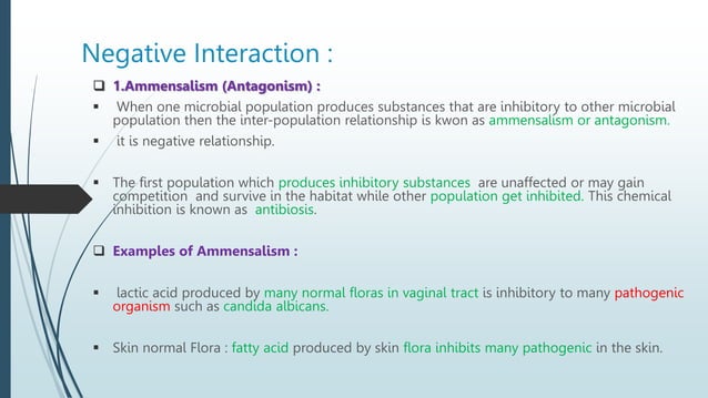 MICROBIAL INTERACTION PPT/ MICROBIAL INTERACTION AND THEIR TYPES ...