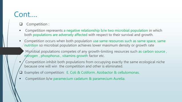 MICROBIAL INTERACTION PPT/ MICROBIAL INTERACTION AND THEIR TYPES ...