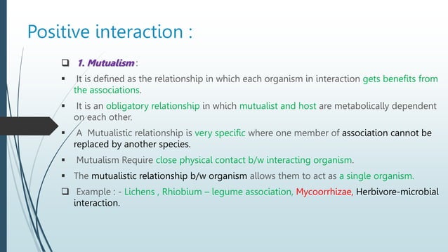 MICROBIAL INTERACTION PPT/ MICROBIAL INTERACTION AND THEIR TYPES ...