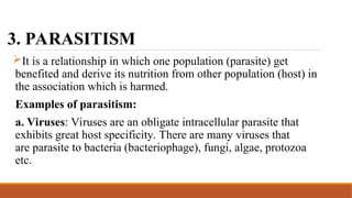 MICROBIAL INTERACTIONS.ppt Environmental Microbiology | PPT