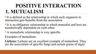 MICROBIAL INTERACTIONS.ppt Environmental Microbiology | PPT