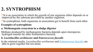 MICROBIAL INTERACTIONS.ppt Environmental Microbiology | PPT