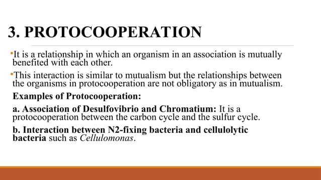 MICROBIAL INTERACTIONS.ppt Environmental Microbiology | PPT