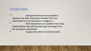 microbial interactions commensalism synergism .pptx