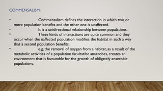 microbial interactions commensalism synergism .pptx