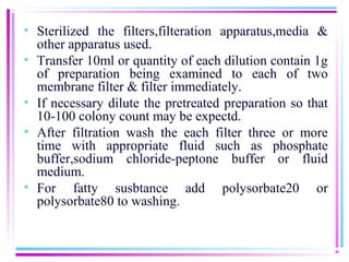 Microbial limit test 112070804013 | PPT