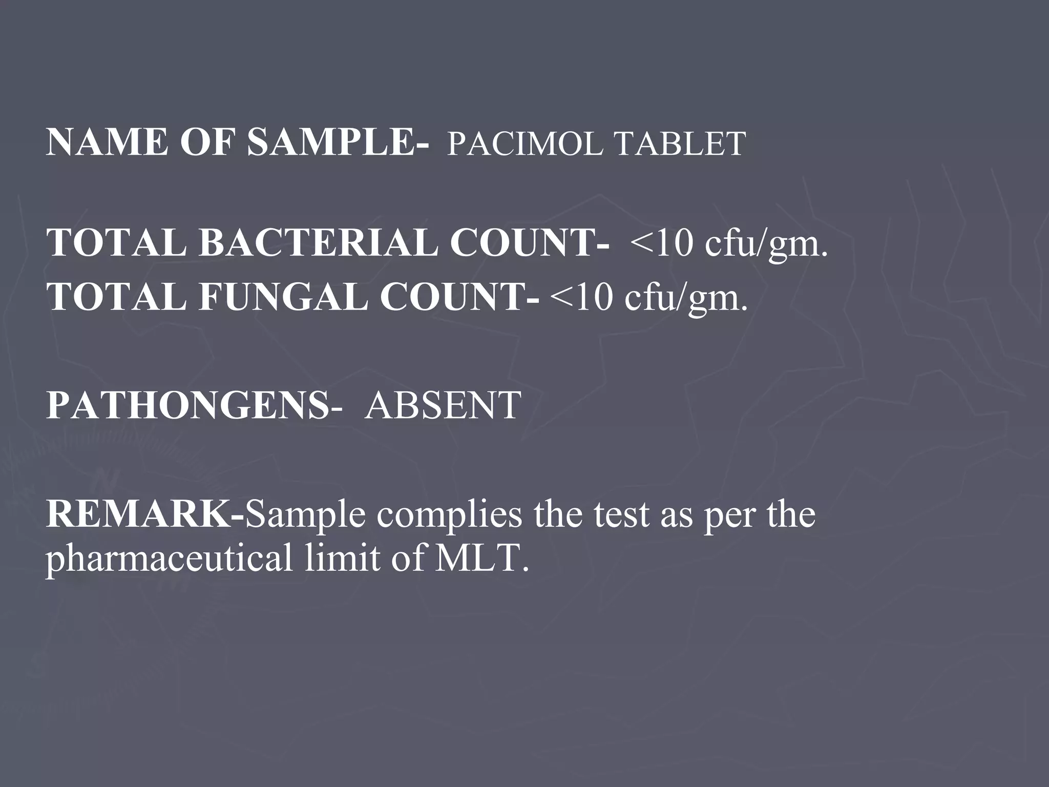 Microbial limit test | PPT