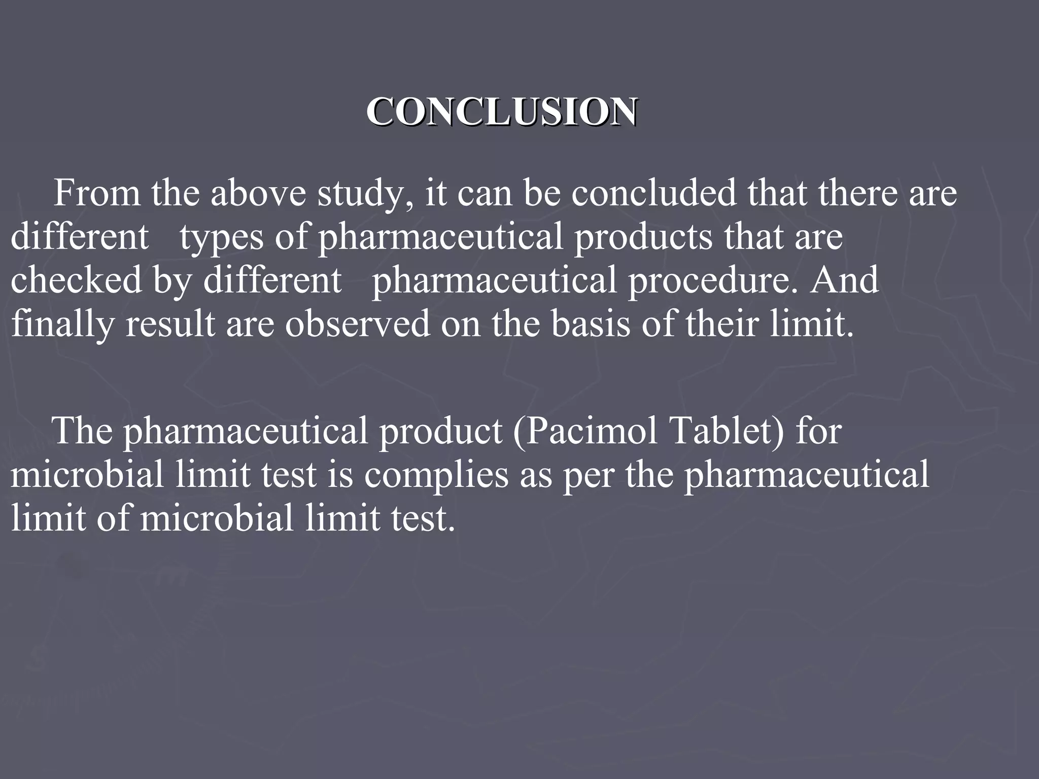 Microbial limit test | PPT