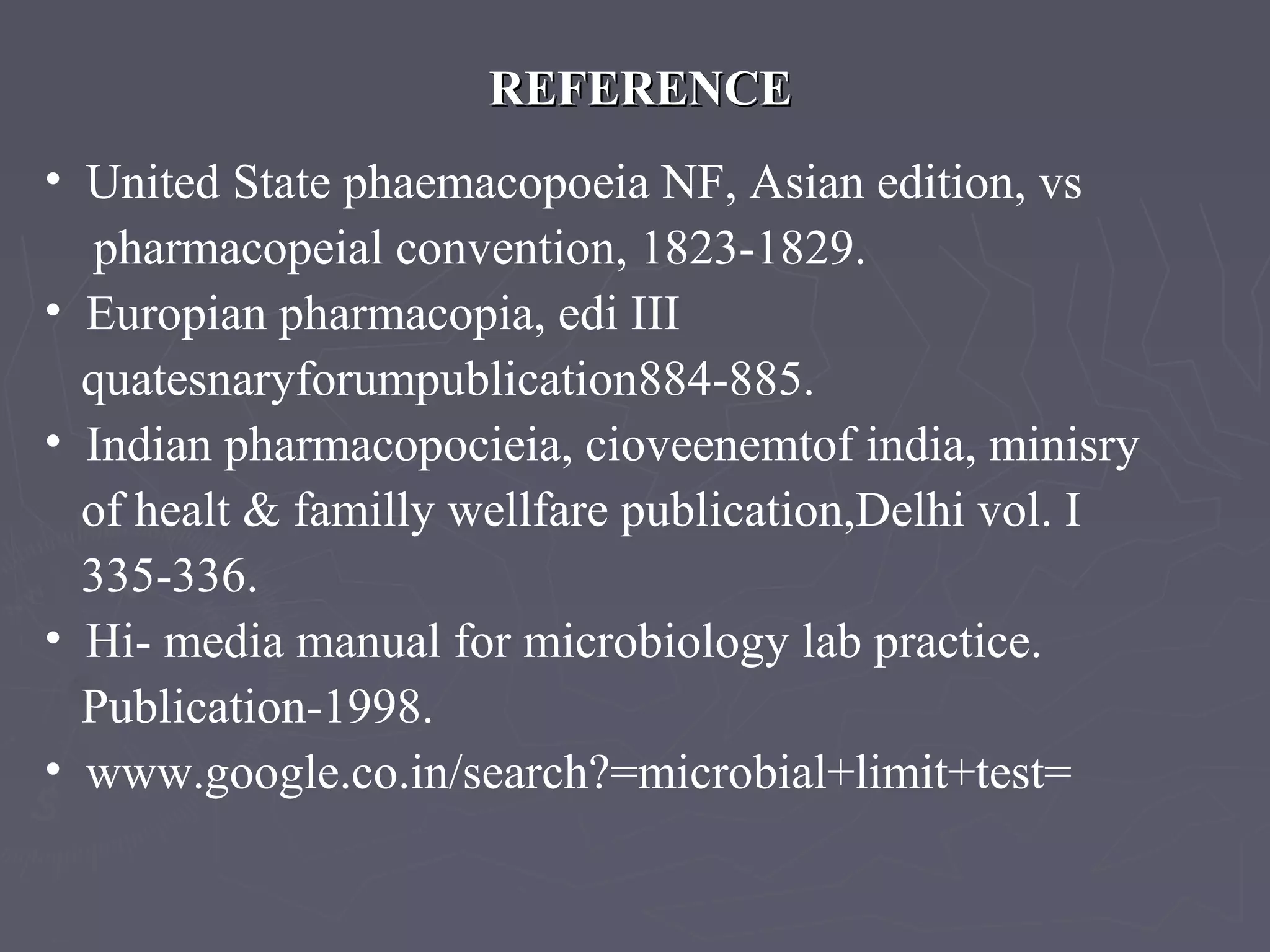 Microbial limit test | PPT