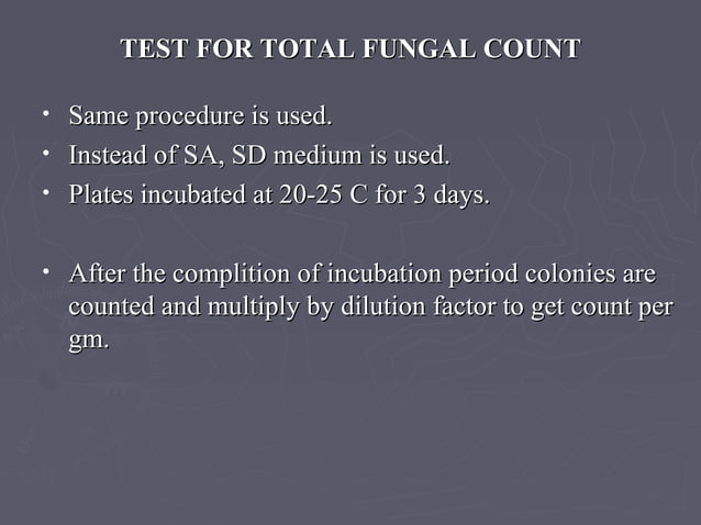 Microbial limit test | PPT | Chemistry | Science