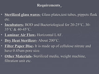 Microbial limit test | PPT