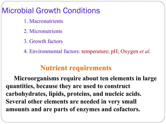 Microbial nutrition | PPT | Nutrition | Healthy Living