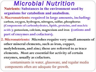 Microbial nutrition | PPT
