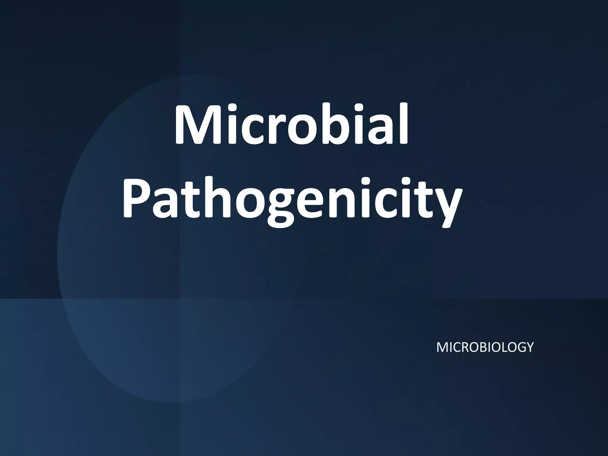 Microbial pathogenicity | PDF