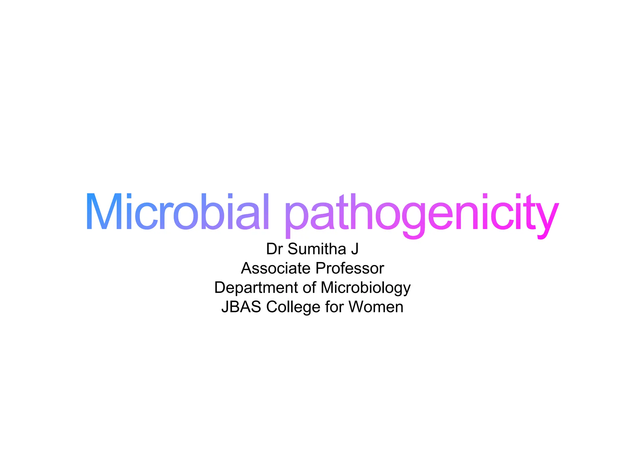 Microbial Pathogenicity-Bacteria,Virus,Fungi and Parasite | PPTX